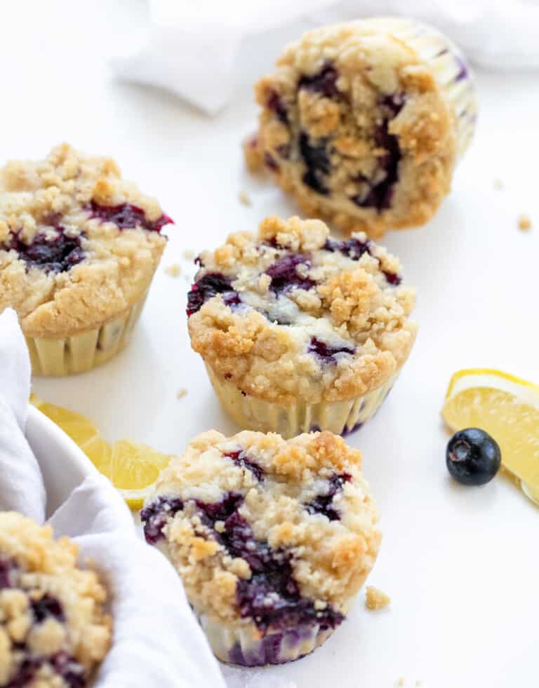 Blueberry Lemon Muffins - i am baker