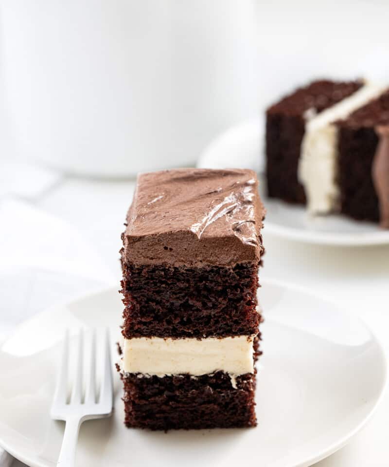 Ding Dong Sheet Cake - i am baker
