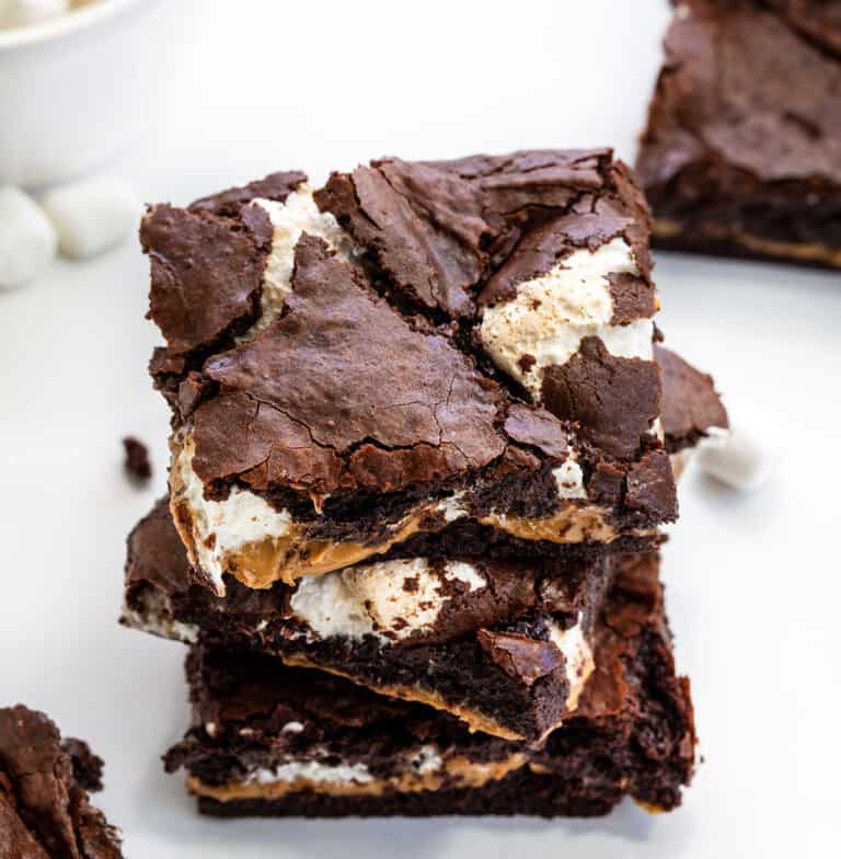 Fluffernutter Brownies - i am baker