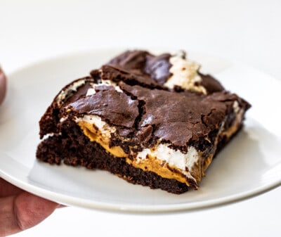 Fluffernutter Brownies - i am baker