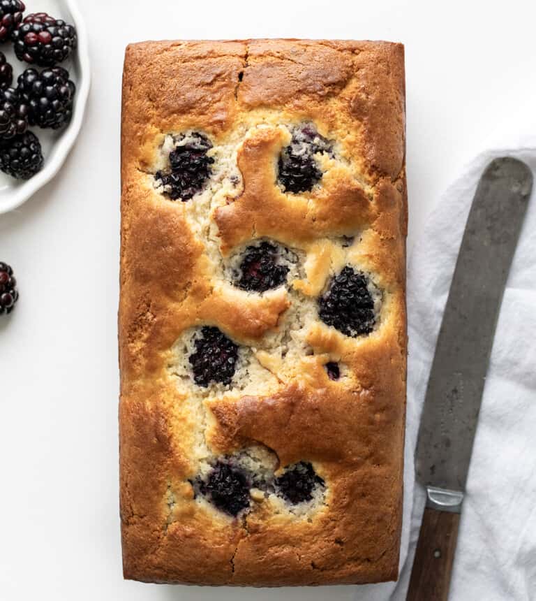 Blackberry Loaf - i am baker