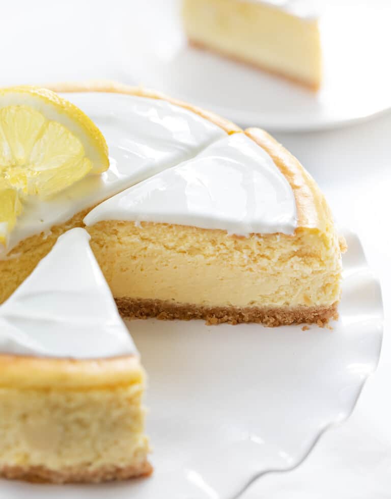 Lemon Cheesecake - i am baker