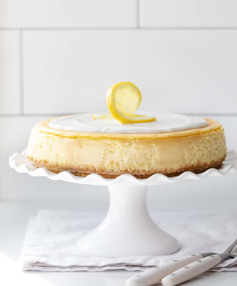 Lemon Cheesecake - i am baker