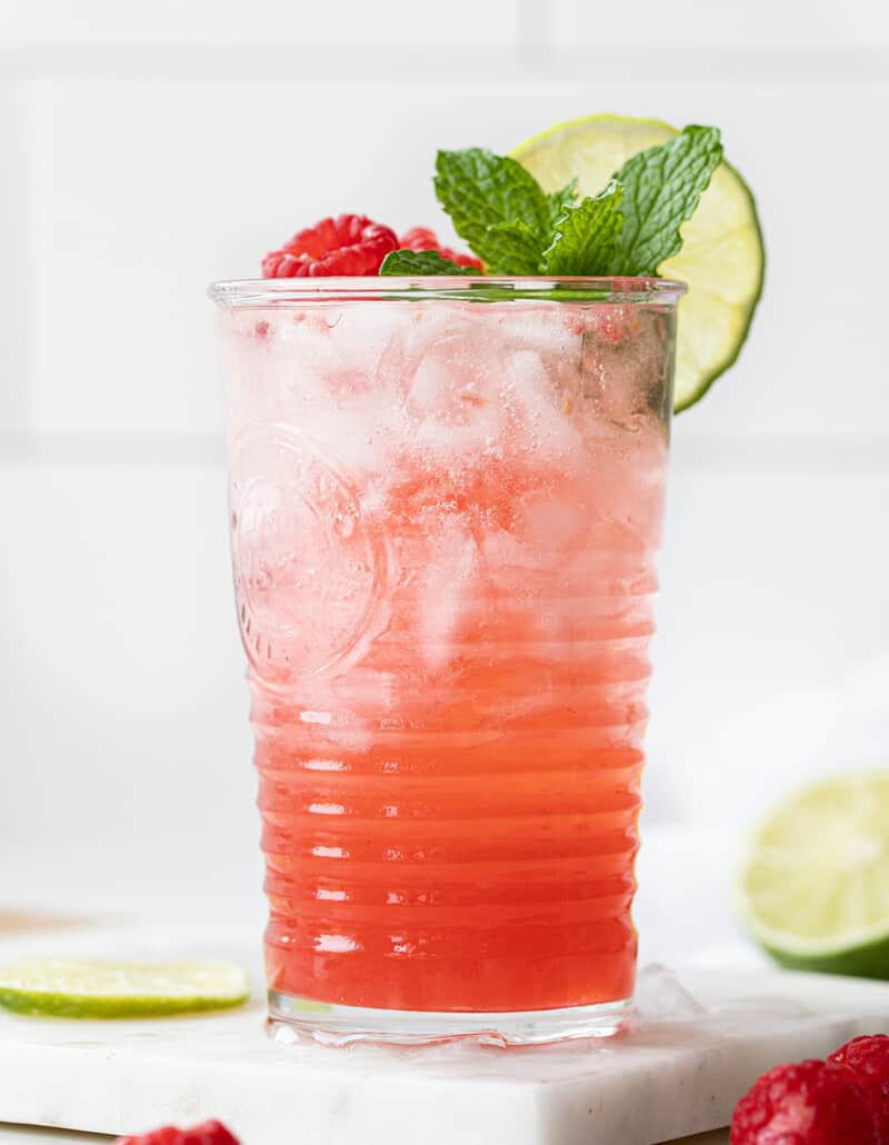 Raspberry Lime Mojito - i am baker