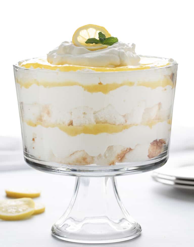 Lemon Cream Trifle - i am baker