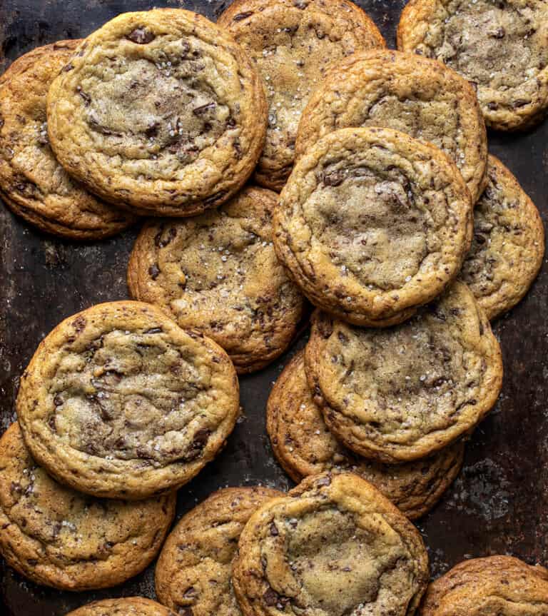 Browned Butter Chocolate Chip Cookies - i am baker