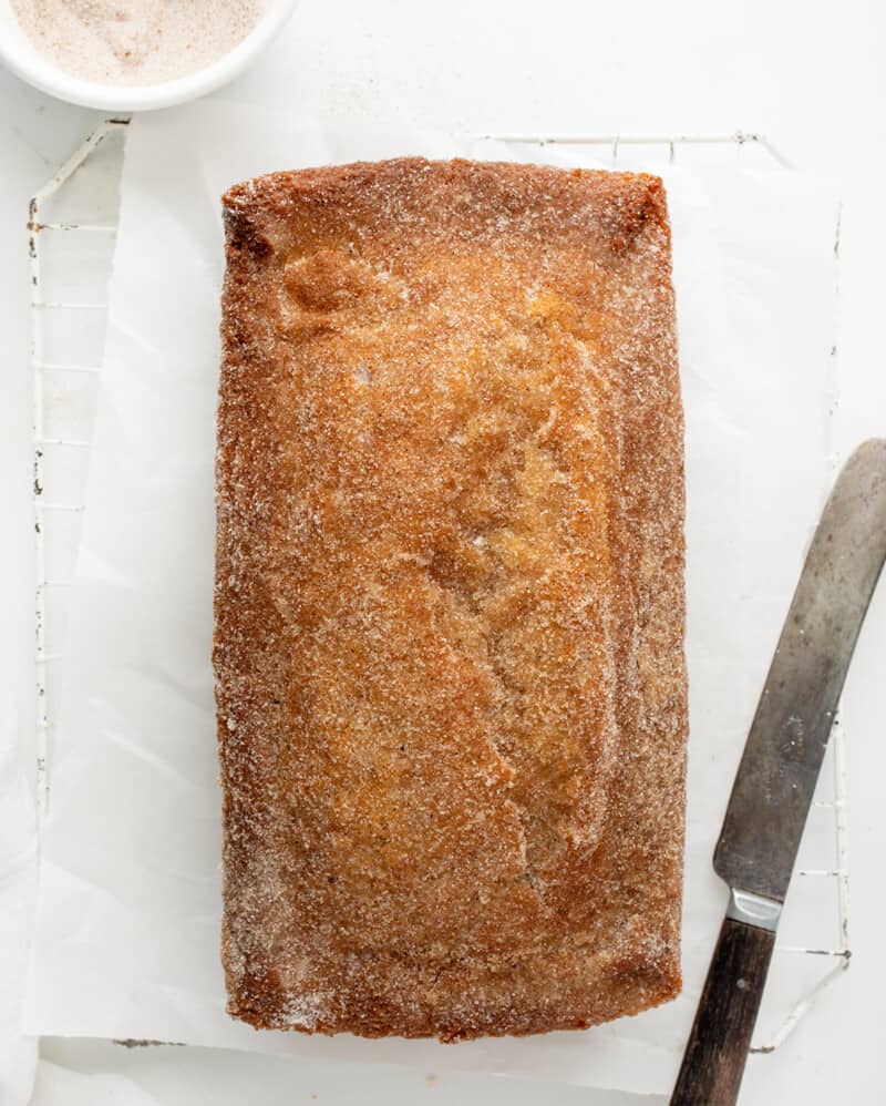 Cinnamon Sugar Donut Bread - i am baker