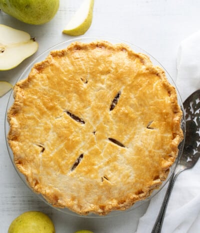 Pear Pie - i am baker