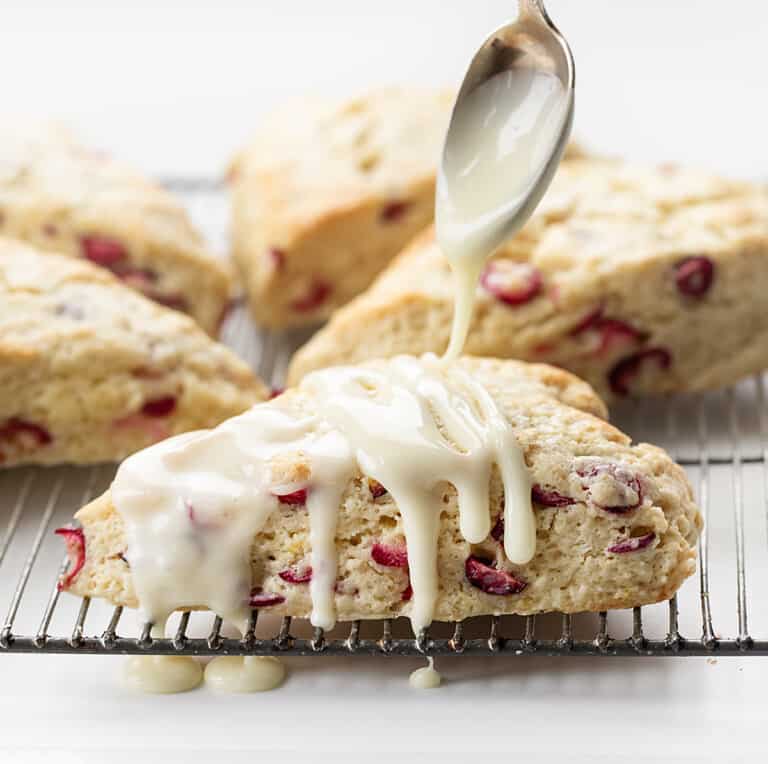 Cranberry Orange Scones - i am baker