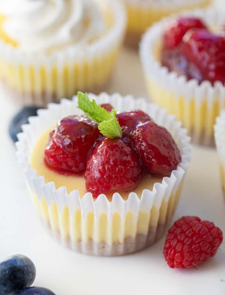 Mini Cheesecake Recipe - i am baker