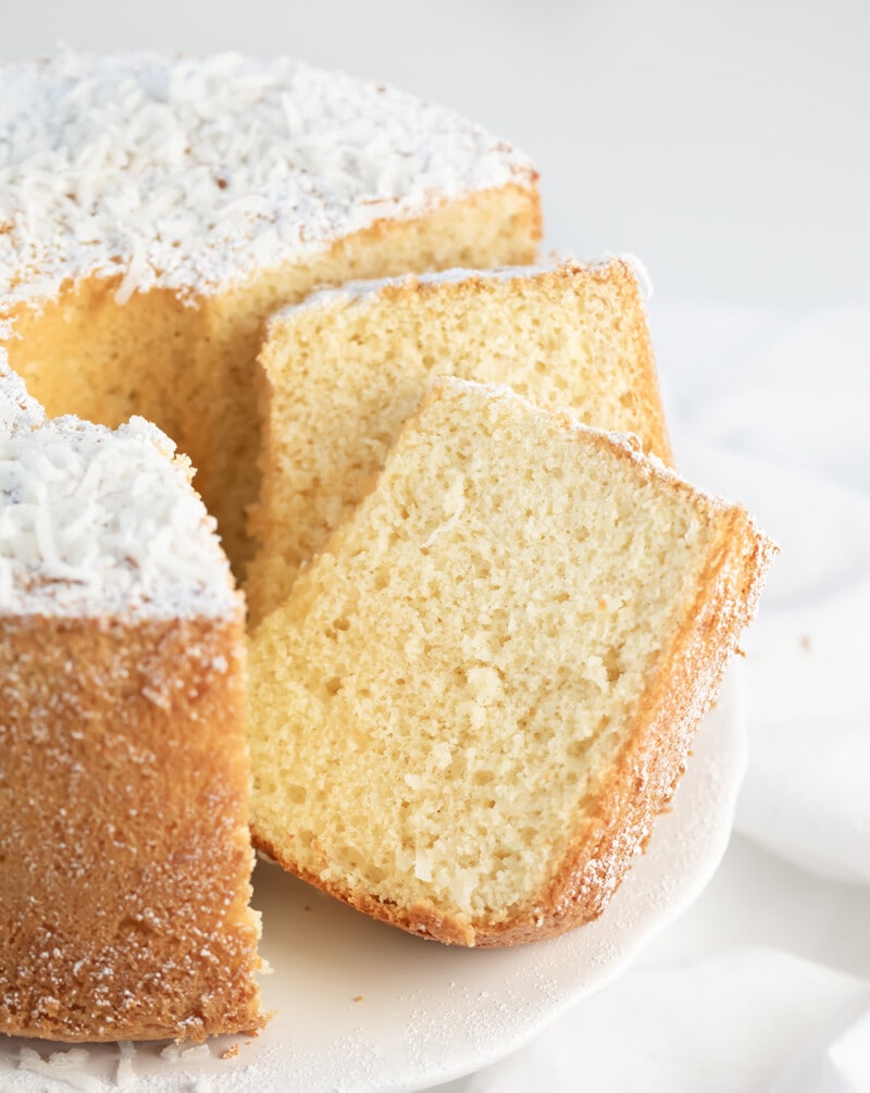 Coconut Chiffon Cake - i am baker