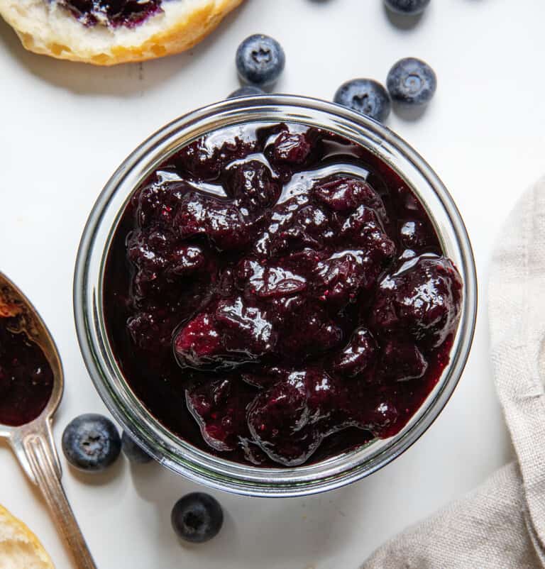 Blueberry Jam {No Pectin} - i am baker