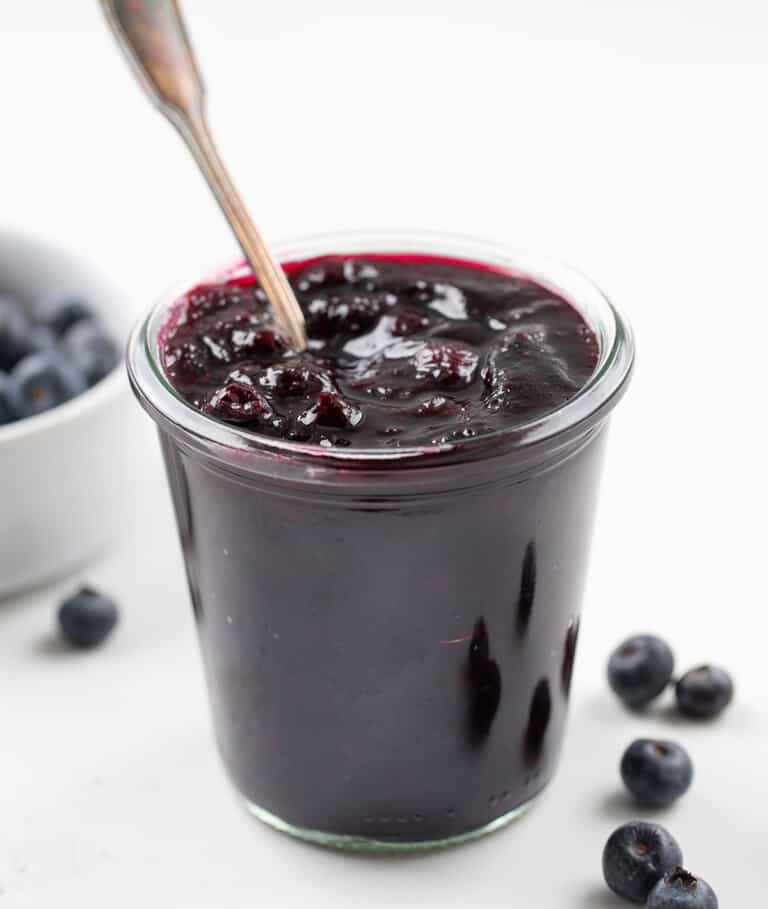 Blueberry Jam {No Pectin} - i am baker
