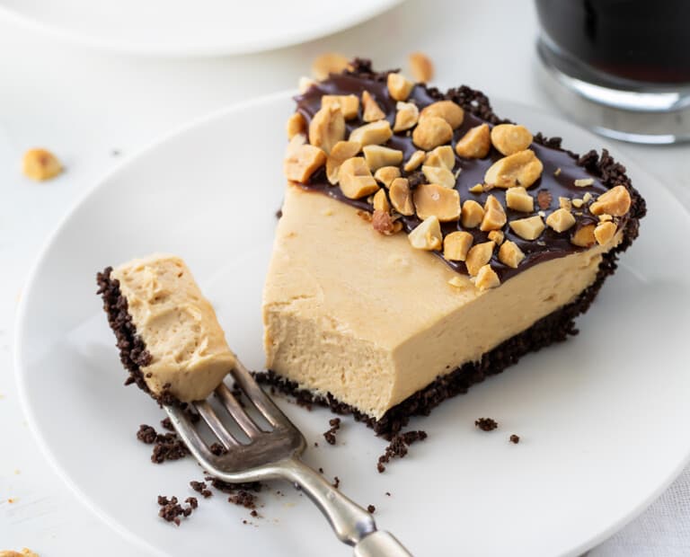 No Bake Buckeye Cheesecake - i am baker