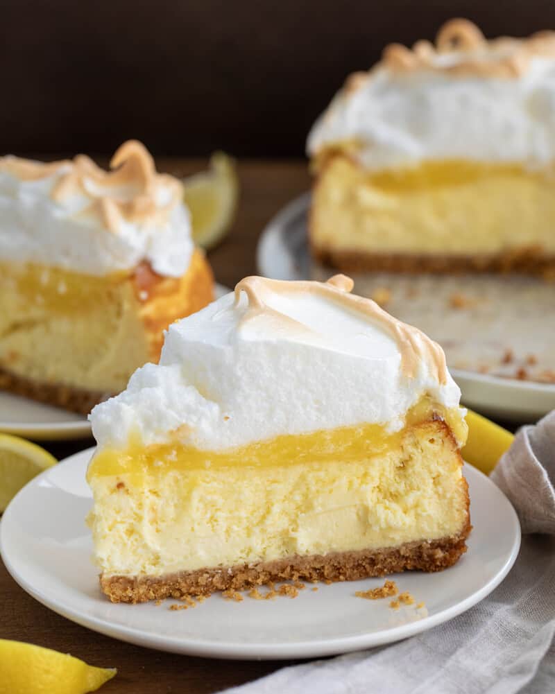 Lemon Meringue Cheesecake - i am baker