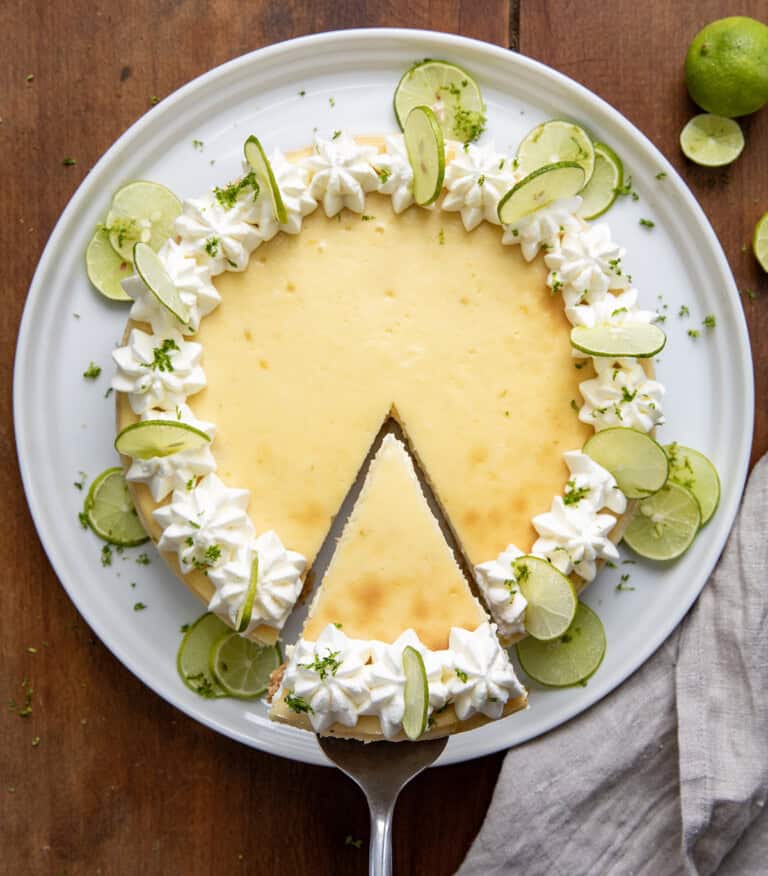 Key Lime Cheesecake - i am baker
