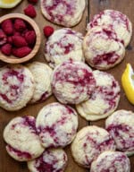 Lemon Raspberry Cookies - i am baker