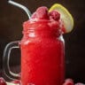 Frozen Raspberry Lemonade - i am baker