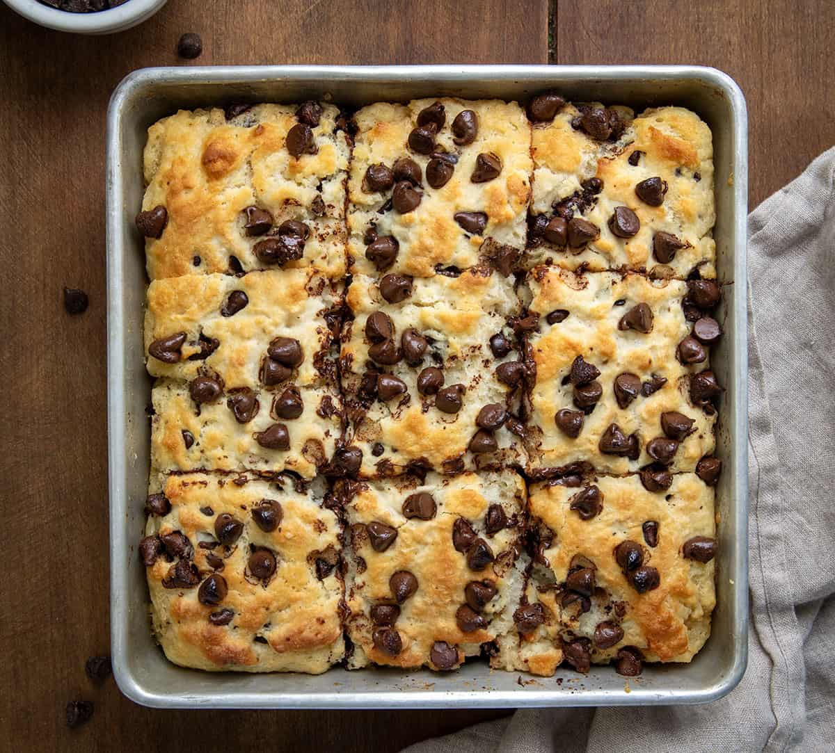 Chocolate Chip Butter Swim Biscuits - i am baker