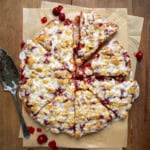 Cherry Dessert Pizza - i am baker