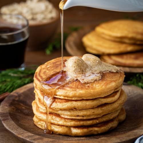 Cornmeal Pancakes - i am baker