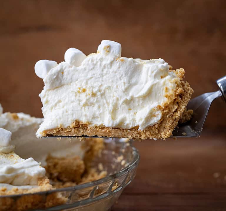 Marshmallow Cream Cheesecake - i am baker