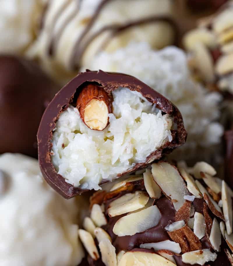 Almond Joy Truffles - i am baker