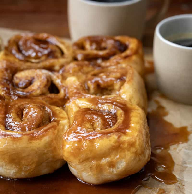 Butterscotch Pudding Caramel Rolls - i am baker