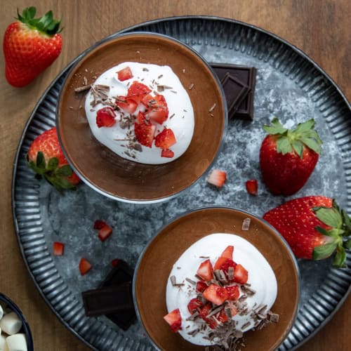 Chocolate Marshmallow Mousse - i am baker