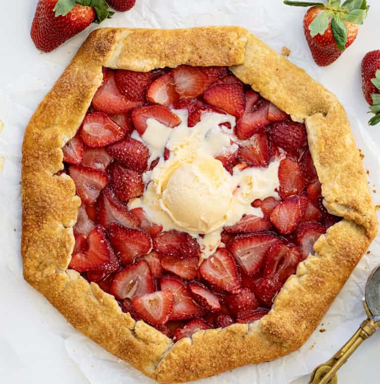 Strawberry Galette - i am baker