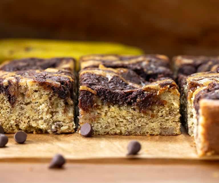 Chocolate Banana Snack Cake - i am baker