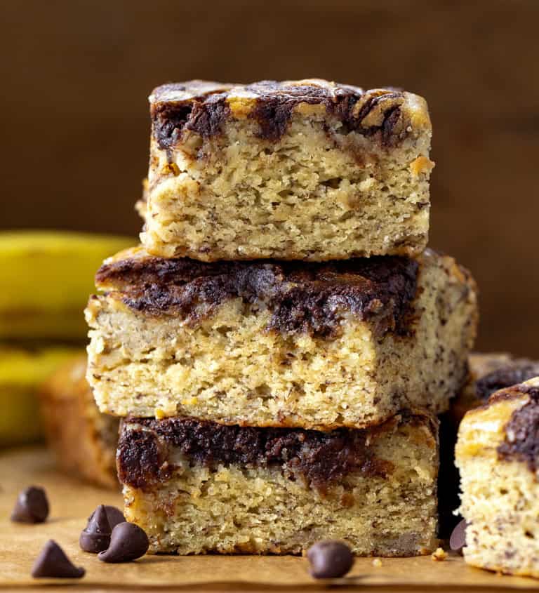 Chocolate Banana Snack Cake - i am baker