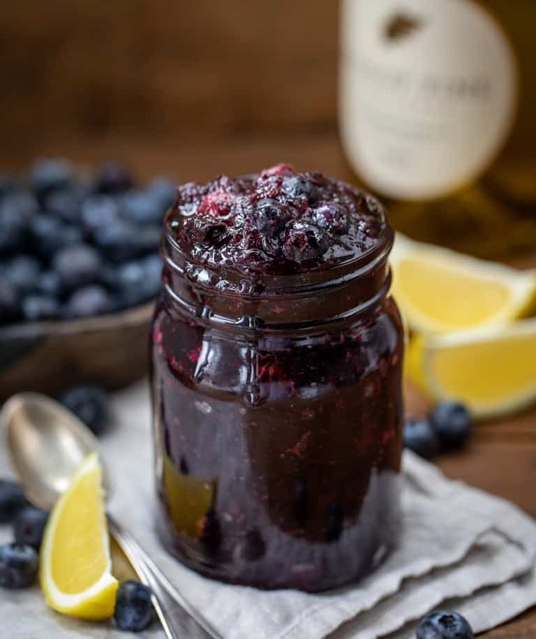 Blueberry Chardonnay Jam - i am baker