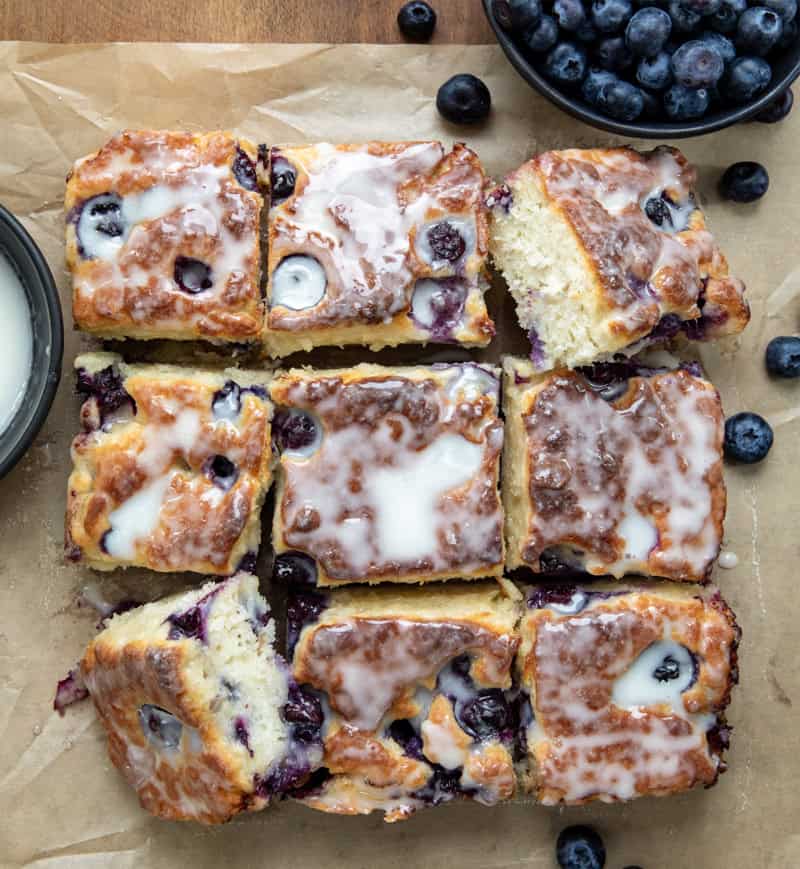 Glazed Blueberry Buttermilk Biscuits – RUAUE