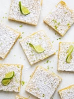 Lime Shortbread Bars - i am baker