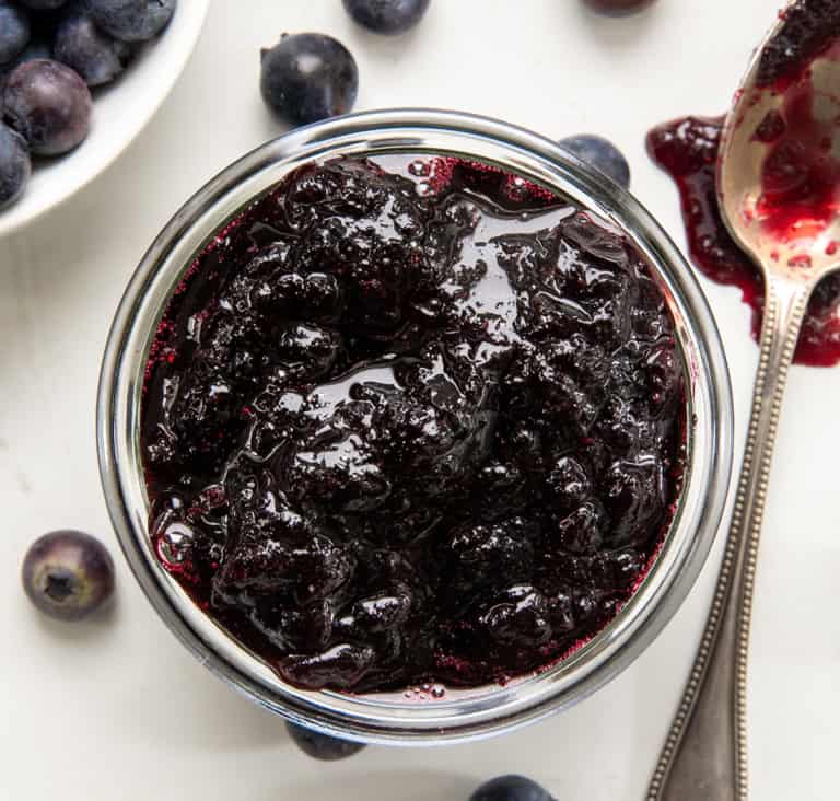 Bourbon Blueberry Jam - i am baker