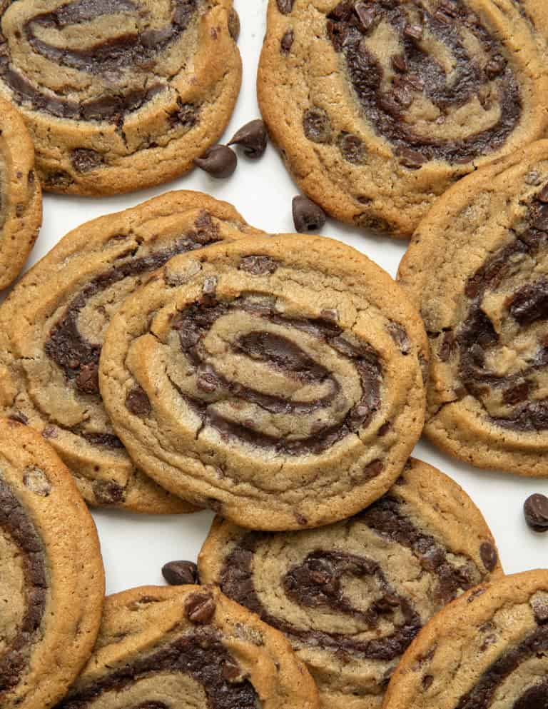 Brownie Cookie Swirls - i am baker