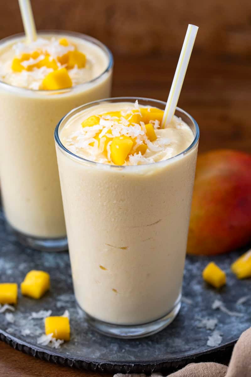 Tropical Mango Milkshake - i am baker