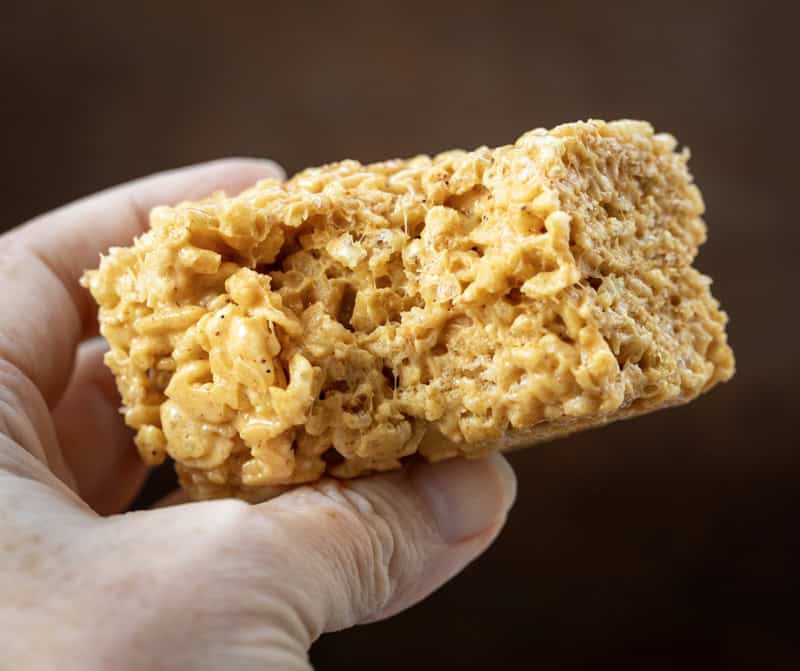 Gingerbread Rice Krispie Treats - i am baker