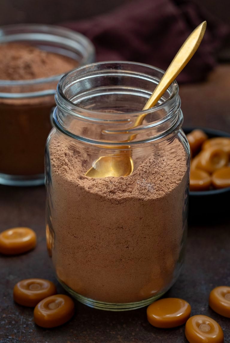 Salted Caramel Hot Cocoa Mix - i am baker