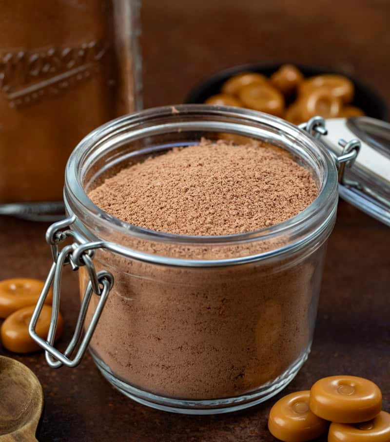 Salted Caramel Hot Cocoa Mix - i am baker