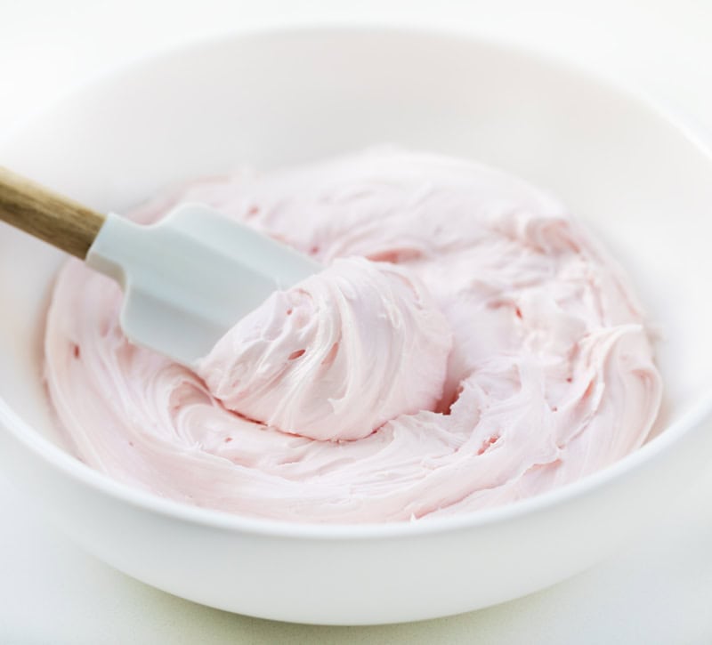 Strawberry Marshmallow Frosting - i am baker