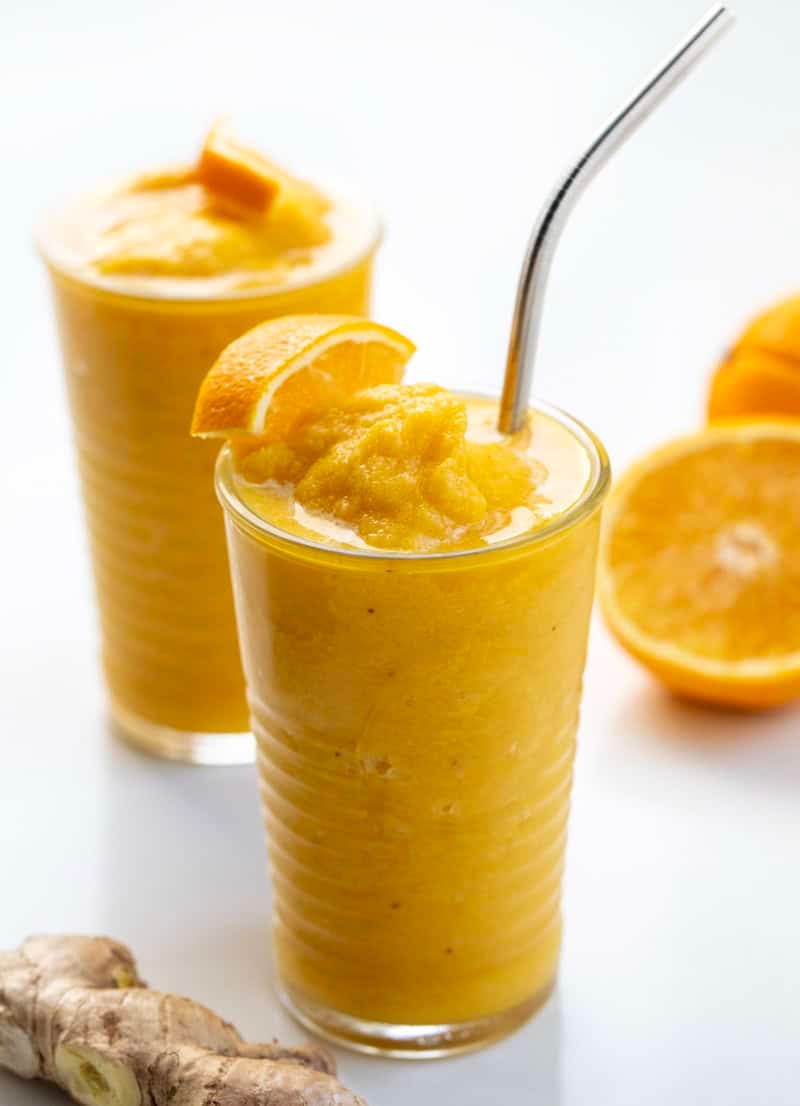 Pineapple Ginger Turmeric Smoothie - i am baker