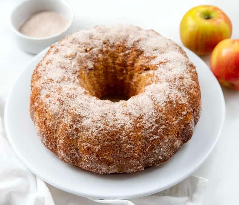 Apple Cider Donut Bundt Cake - i am baker